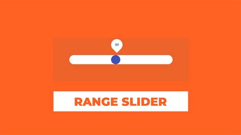 Animated Range Slider Using Html Css And Javascript Codebari