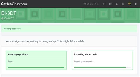 Importing Starter Code Takes Forever Issue Github Education Resources Classroom GitHub