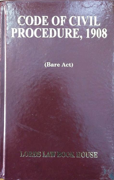 Code Of Civil Procedure 1908 Bare Pakistan Law House Code Of Civil Procedure 1908 Bare Pakistan Law House