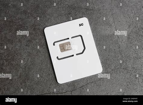 5G Sim Mobile Phone Card Stock Photo Alamy
