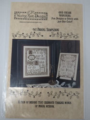 Sampler Patterns Free “” Frugal Samplings” Counted Cross Stitch
