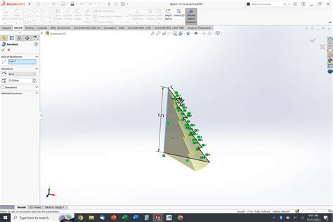 i m having trouble using the circular pattern feature tool i m trying
