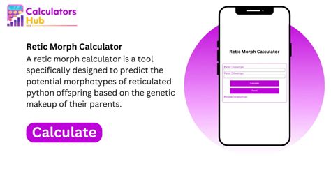 Retic Morph Calculator Online