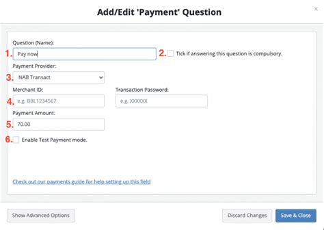 take payments on your form with nab transact snapforms resources and faqs