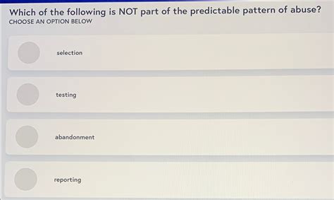 solved which of the following is not part of the predictable