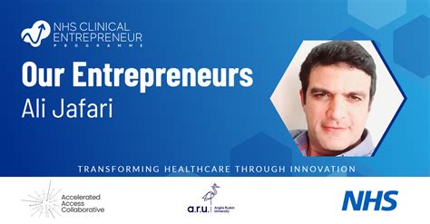 Our Entrepreneurs Ali Jafari Nhs Clinical Entrepreneur Programme