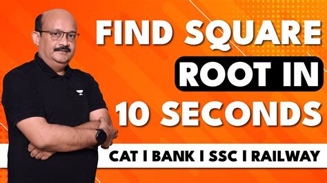 Square Root Trick Find Square Root In 10 Seconds Speed Maths Tricks Youtube
