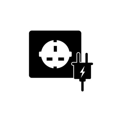 Premium Vector Plug And Socket Icon Vector Logo Design Template