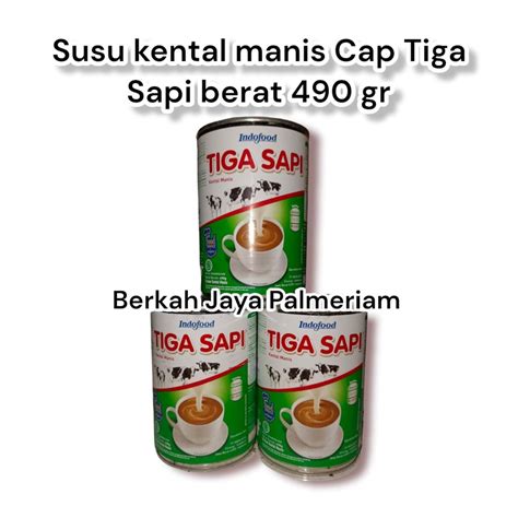 Jual Susu Kental Manis Cap Tiga Sapi Shopee Indonesia