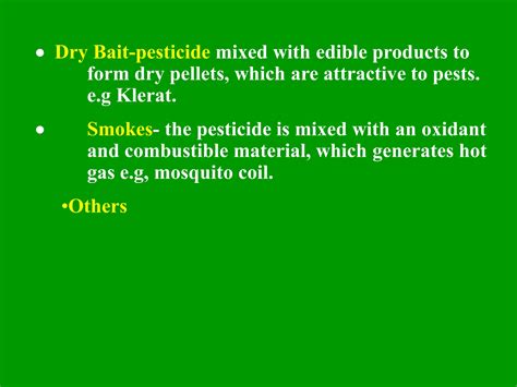 Pesticide Classification Including Herbicides Ppt