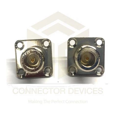 N Female Panel Mounting Connectors 4 Hole At ₹ 150piece Rf Connector
