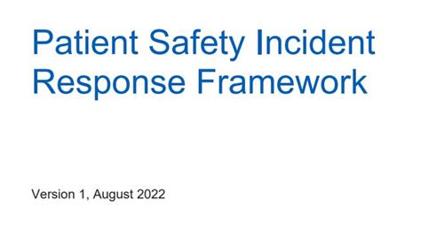 Patient Safety Learning On Linkedin Patient Safety Incident Response