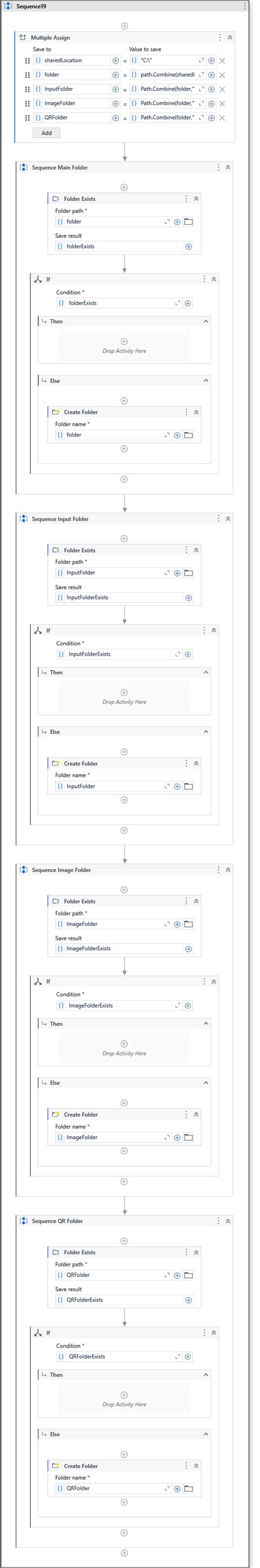 creating folders using folder exists activities uipath community forum
