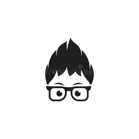 programmer genius nerd flowchart program plan stock illustration