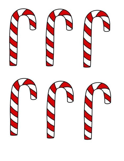 Free Printable Peppermint Candy Template Holiday Decoration With