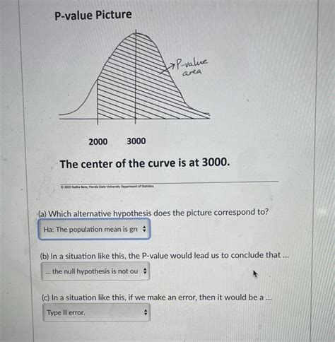 Solved The P Value Picture For A One Sample Means Hypothesis Chegg