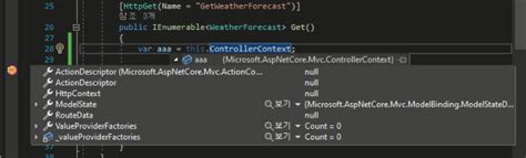 ASP NET 컨트롤러에서 다른 컨트롤러 호출 시 인증이 되지 않는 현상