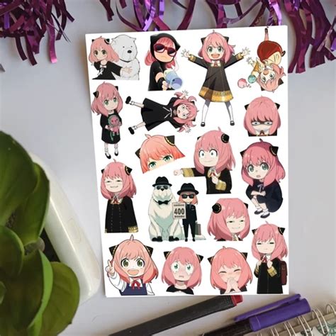 خرید و قیمت استیکر انیمه خانواده جاسوس از غرفه Kahgel