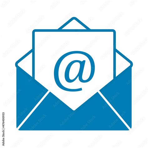 Vetor De Mail Icon Vector Isolated On White Background Trendy Mail