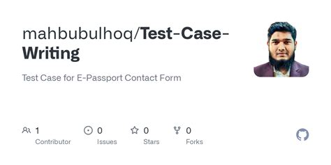 github mahbubulhoq test case writing test case for e passport