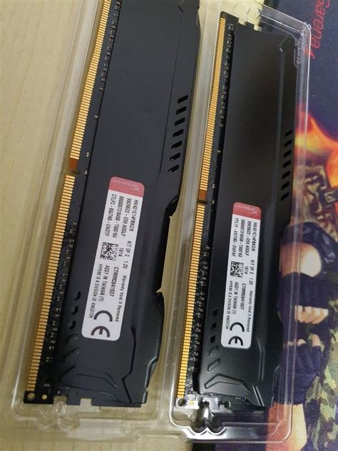 Kingston Fury 2 x 4GB DDR4 Ram, Computers & Tech, Parts & Accessories ...