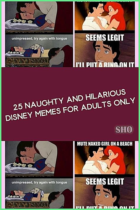 25 Naughty And Hilarious Disney Memes For Adults Only Artofit