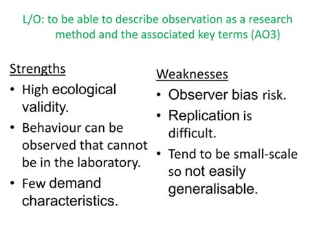 Observational Method Ppt