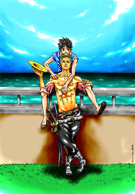 Zoro X Luffy By Ruki Fan On Deviantart