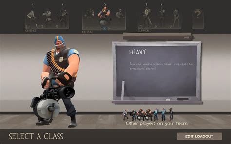 Anyone Else Think The Character Select Screen Should Be Like This With The Loadout Tf2