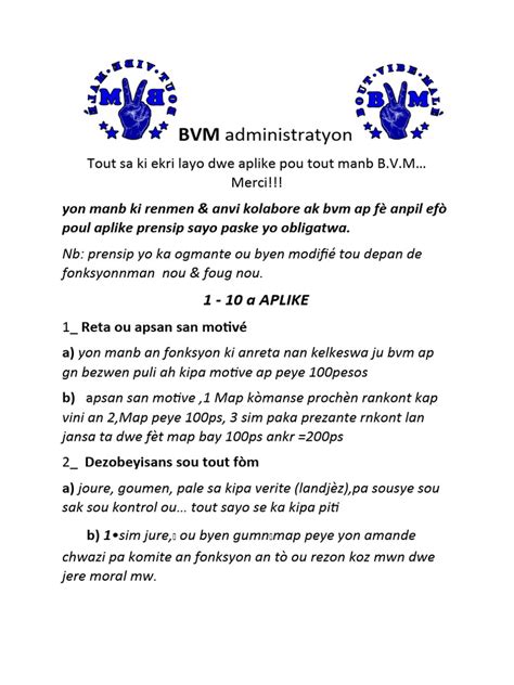 bvm modif pdf