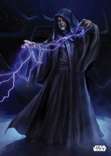 Emperor Palpatine Darth Sidious Sith Force Lightning Star Wars Lucas