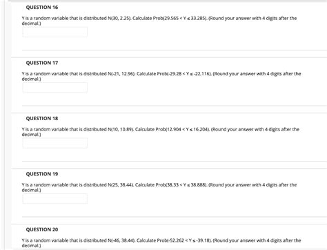 Solved QUESTION Y Is A Random Variable That Is Chegg
