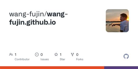 Github Wang Fujinwang