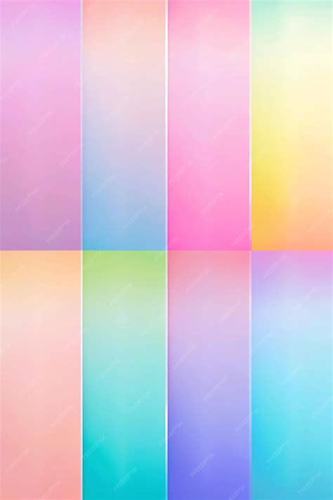 Soft Pastel Gradients Transitioning Smoothly Photo Abstract Background Premium Ai Generated Image