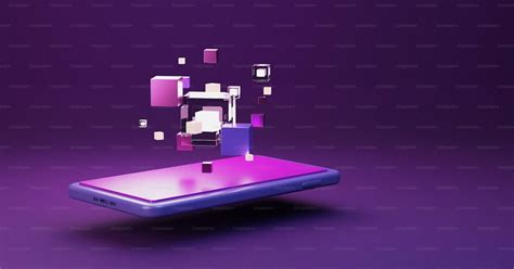 스마트 폰에서 블록 체인 기술을 터치하십시오 미래 기술 개념 블록 체인 암호 해독 3d 렌더링 그림입니다 사진 Unsplash의 사업 이미지