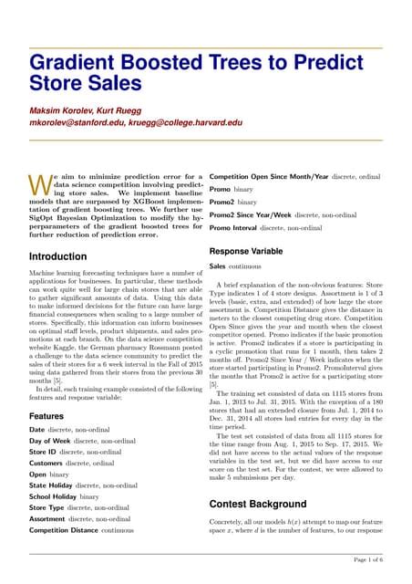 Introduction To Xgboost Machine Learning Model Pptx Artificial Intelligence Technology