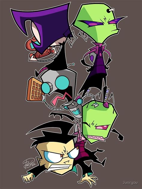 Comic Book Cover Invader Zim Fictional Characters