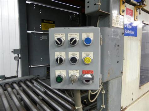 Used Alvey 881 High Level Automatic Case Palletizer