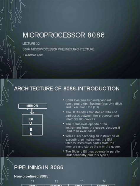 8086 microprocessor pipelined architecture pdf computers