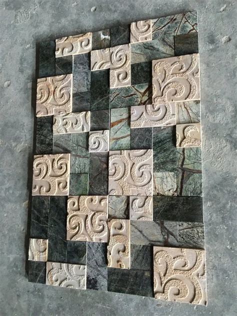 Grey Elevation Exterior Wall Cladding Tile At ₹ 190 Sq Ft Mosaic Sandstone Tiles In Jaipur