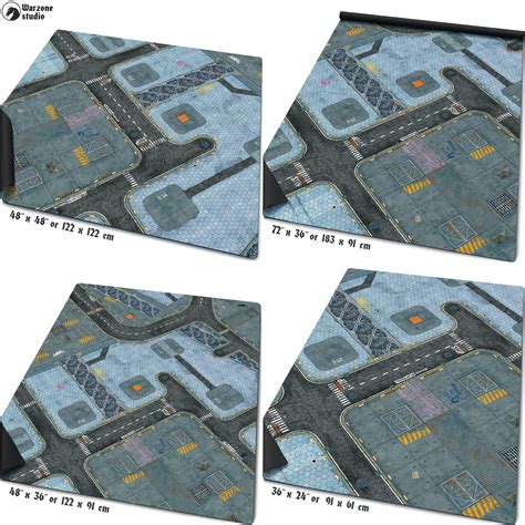 Double Sided Battle Mat Constructor Mouse Pad And Fabric Materials For