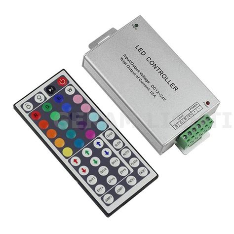 Rgb Led Strip Light Cordless 44 Keys Rf Remote Controller