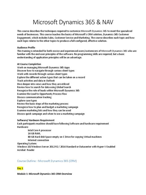 microsoft dynamics 365 and nav pdf