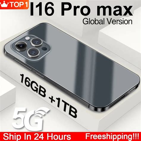 Teléfono Inteligente I16 Pro Max, Smartphone con pantalla completa de ...