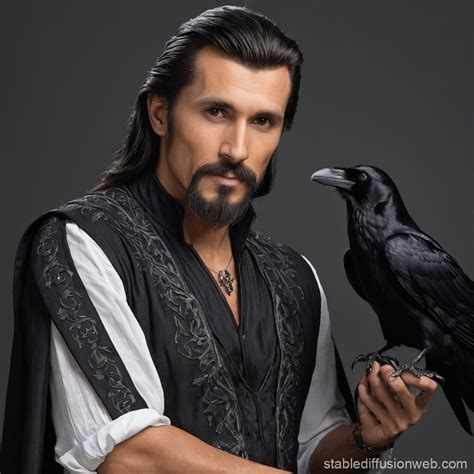 Elven Romance With Raven Stable Diffusion Online