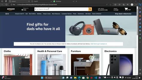 Jimanshi Pardhi On Linkedin Webdevelopment Html Css Amazonclone