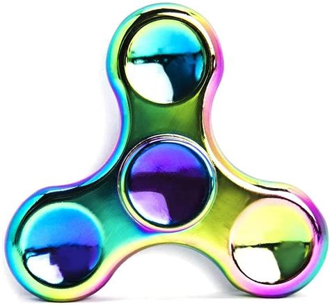 Tb® Rainbow Anti Anxiety Fidget Spinner [metal Fidget Spinner] Figit Hand Toy For Relieving