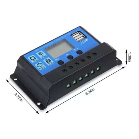 Promo Pwm 30a Solar Charge Controller Regulator Panel Battery Dual Usb Diskon 23 Di Seller Rhmd