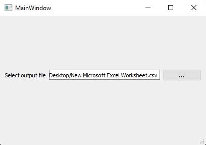 Python Add A Proper FileDialog With Browse PushButton In PyQt5