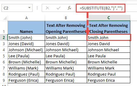 Remove Parentheses Brackets In Excel 3 Easy Ways